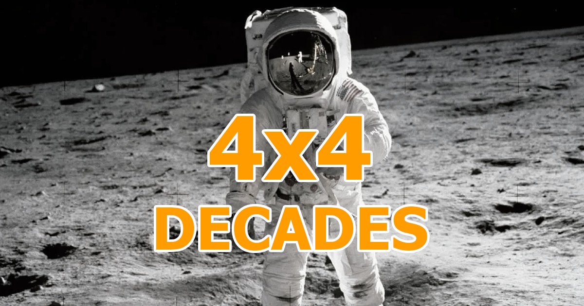 4x4 Decades: Historical Events Quiz