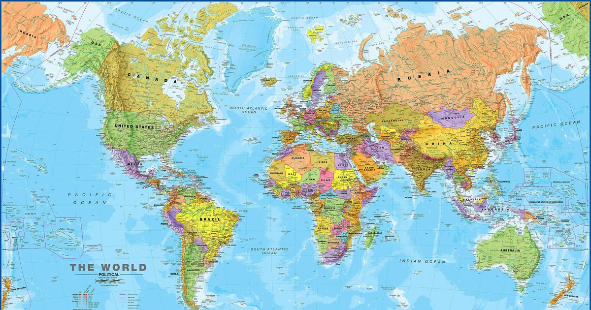 Order Up: Largest Countries by Area Quiz - By JetTrees