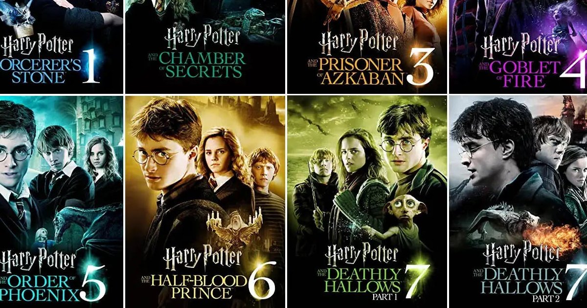 Order Up: Harry Potter Movies Sorting by Runtime Quiz - By caseykatz