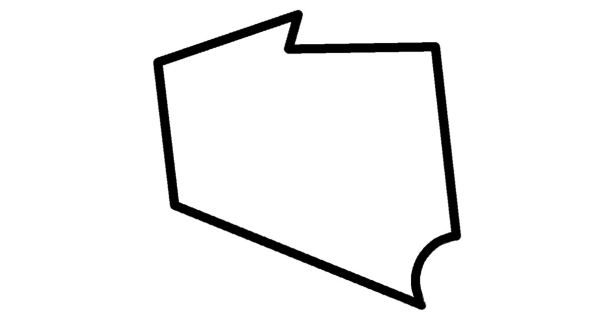 Simplified Country Outlines: Easy Quiz - By matticitt