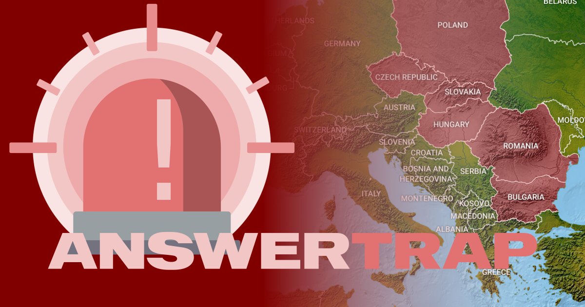 Answer Trap: Countries Quiz - By TimMierz