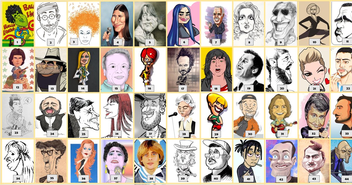 Italian Singers by Caricature Quiz - By mucciniale