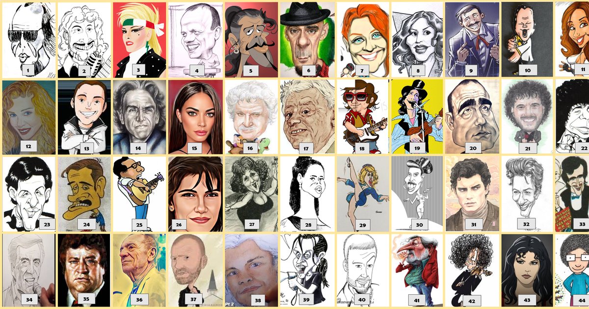 Italian Singers by Caricature #2 Quiz - By mucciniale