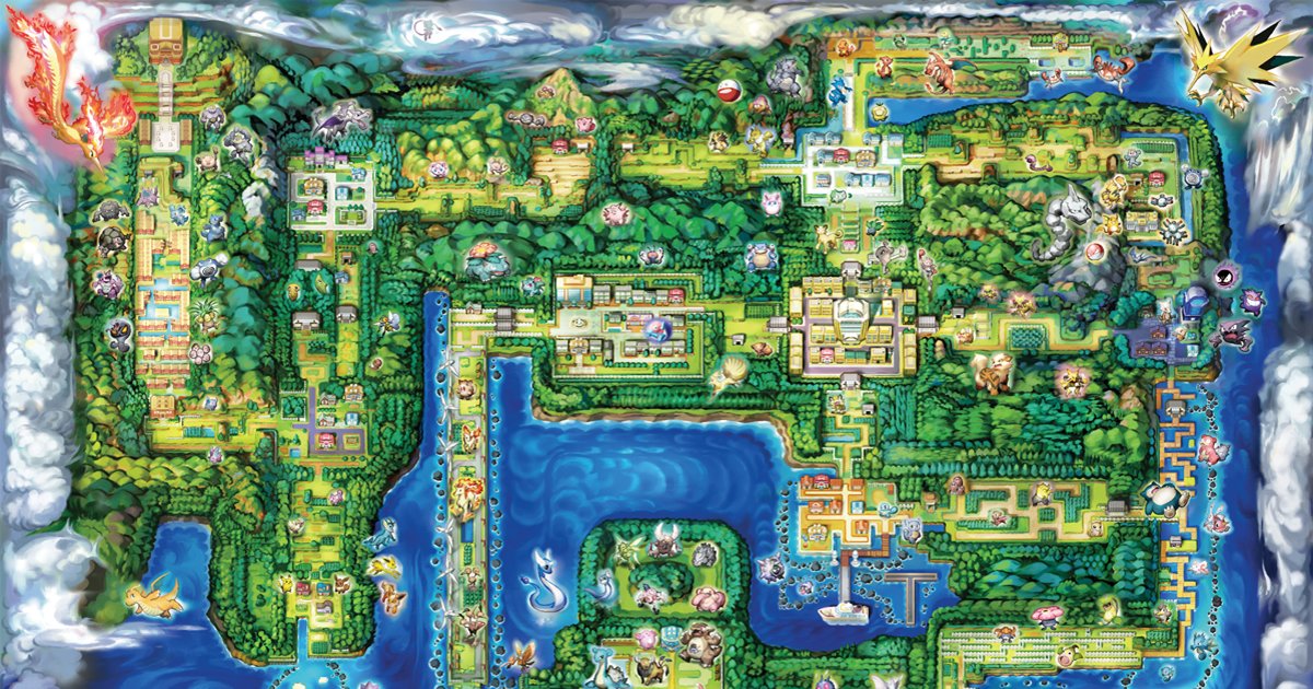 Gen I Pokémon on the Kanto Map Quiz - By cultogon330