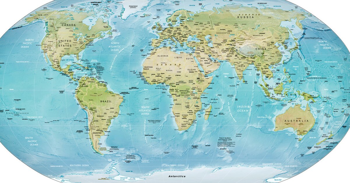 Countries Ranked by Area Quiz - By tymed1234
