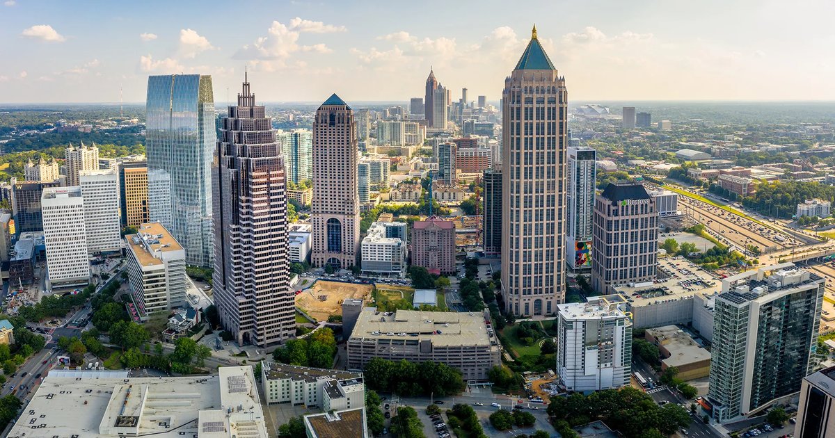 Top 10 Biggest Cities in Georgia Map Quiz - By richalligator