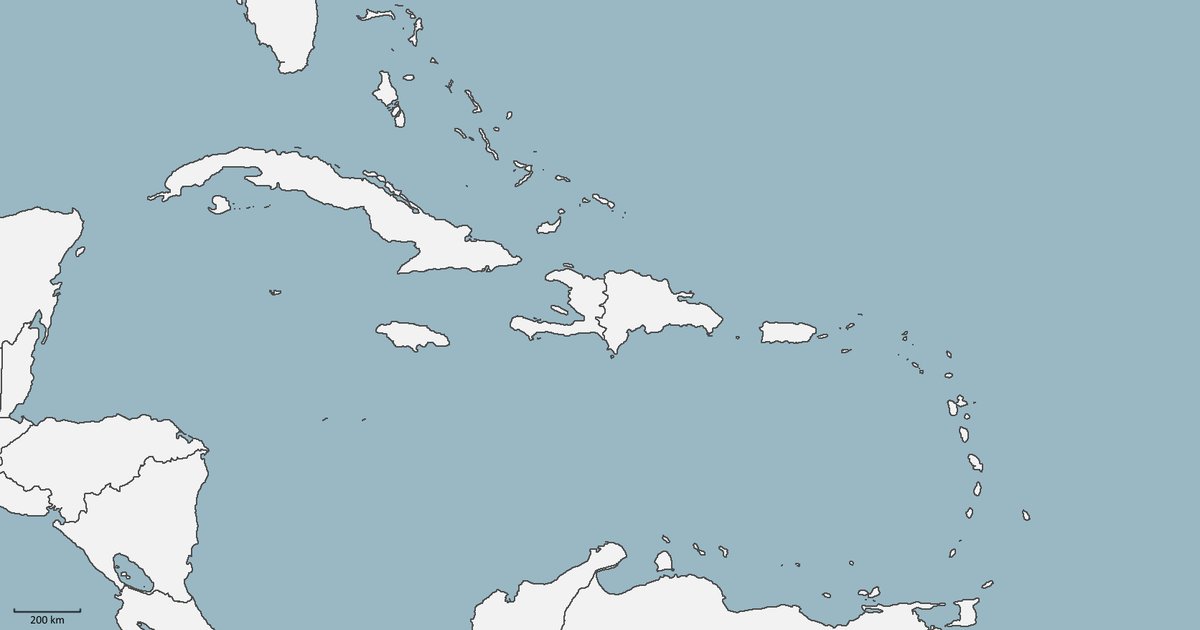 Guess the Caribbean Countries and Territories Map Quiz - By CogitoCore