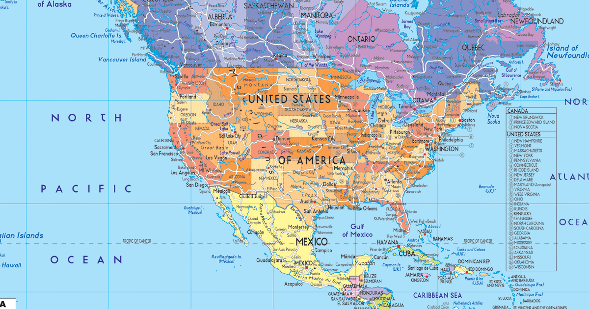 North American Capitals Quiz - By Abhi-Senthil