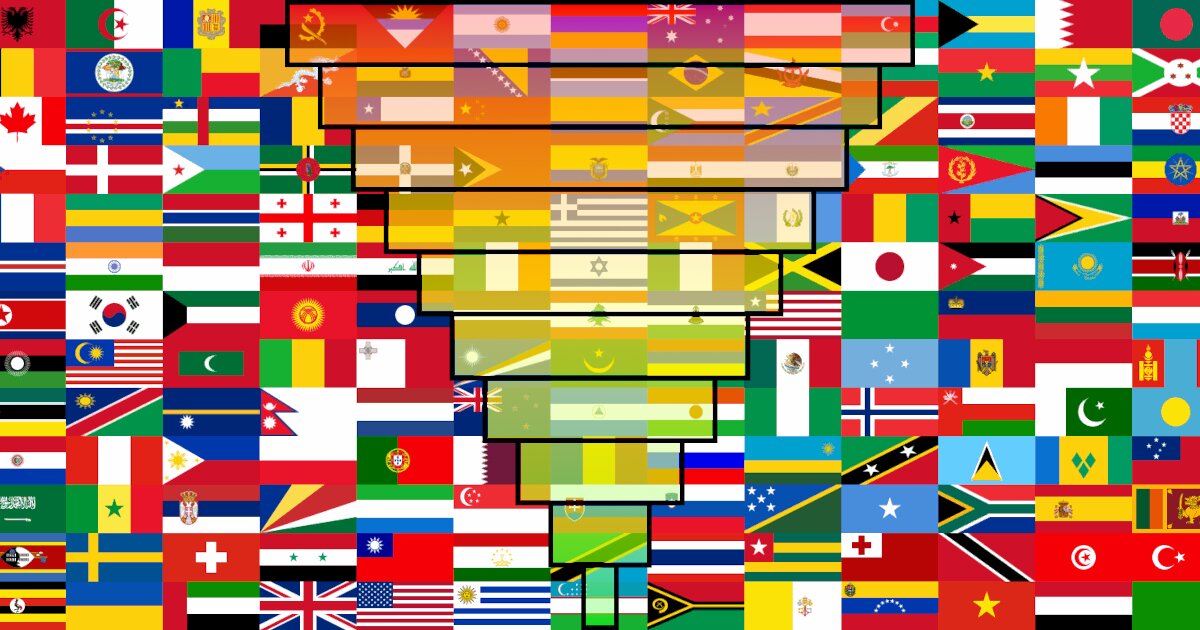 Decreasing sets: National flags Quiz - By Thryduulf