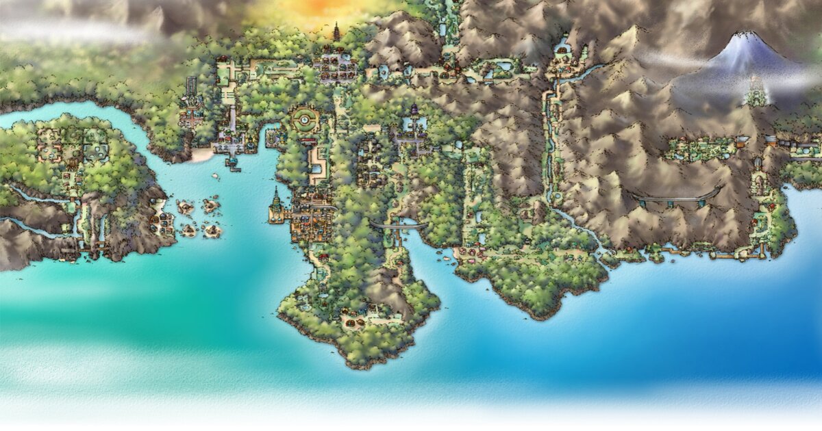 Name All of the Kanto Cities & Towns (Pokémon) [HGSS] Quiz - By jasonpunke