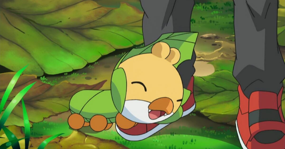Pokemon in BW018: Sewaddle and Burgh in Pinwheel Forest Quiz - By ...