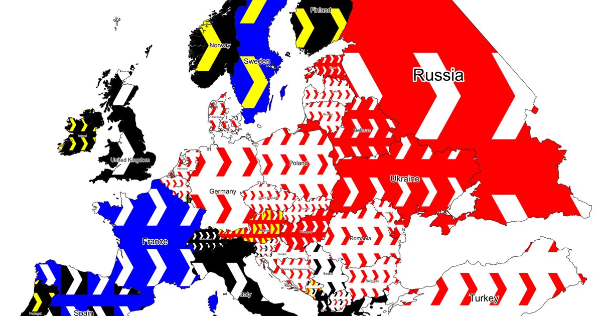 European chevron colors Quiz - By boner2007