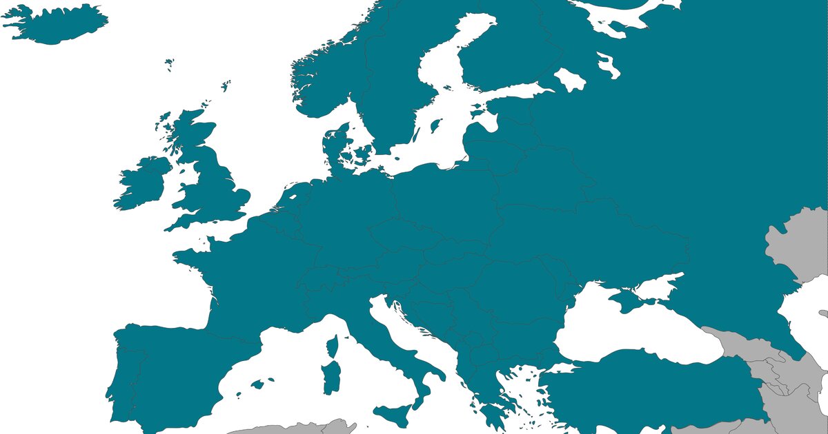 Europe Countries Alphabetical Order Clickable Minefield Quiz - By ...