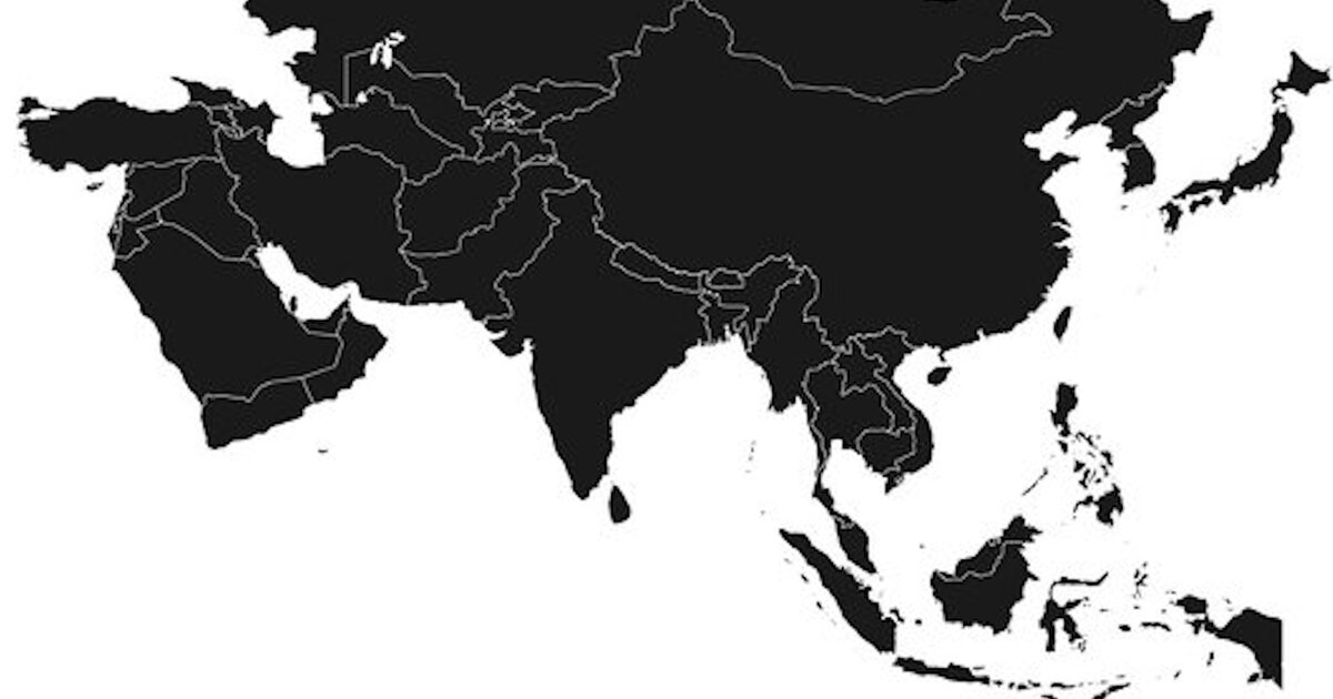 Asian Countries Alphabetical Order Clickable Quiz - By SargonOfAkkad