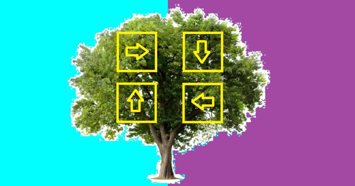 Killer Double Trees 266 - Color Mis-Match: Square Spins Quiz - By FGR