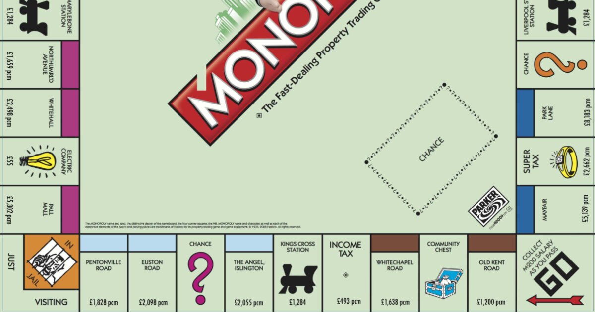 Short Order: UK Monopoly by Scrabble Points Quiz - By BigGJohnsCreek