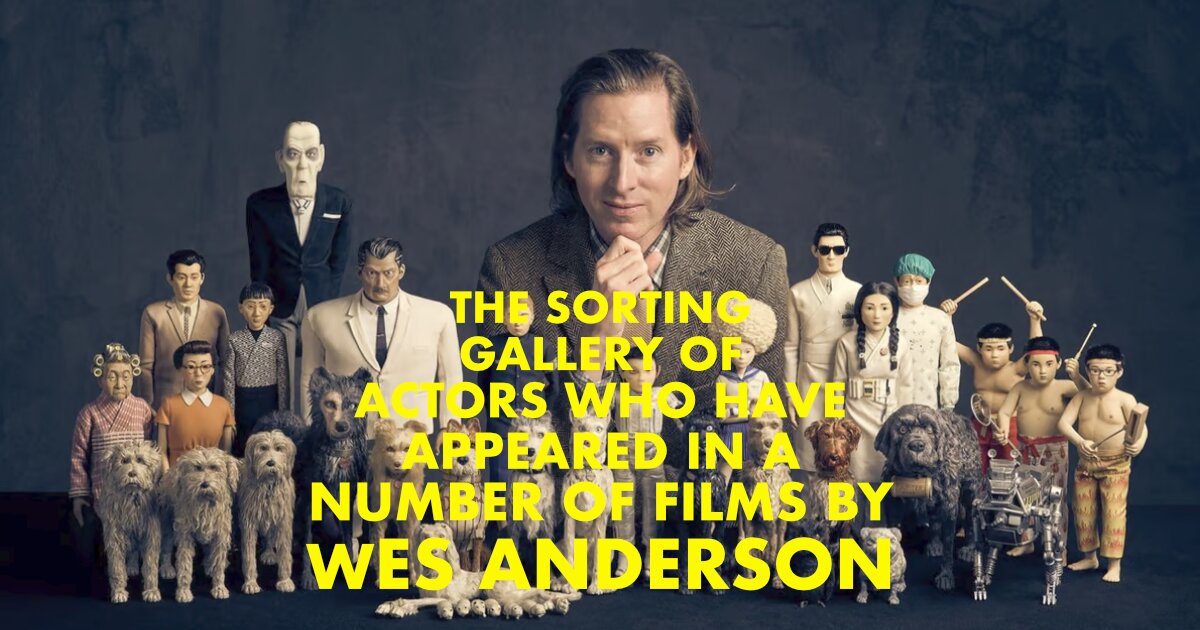 6 to 1: Actors by Wes Anderson Film Count Quiz - By sparkblip