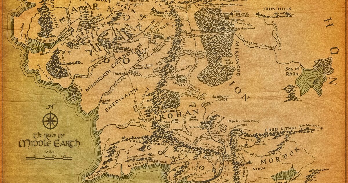 Map of Middle Earth Quiz - By LuciusH96