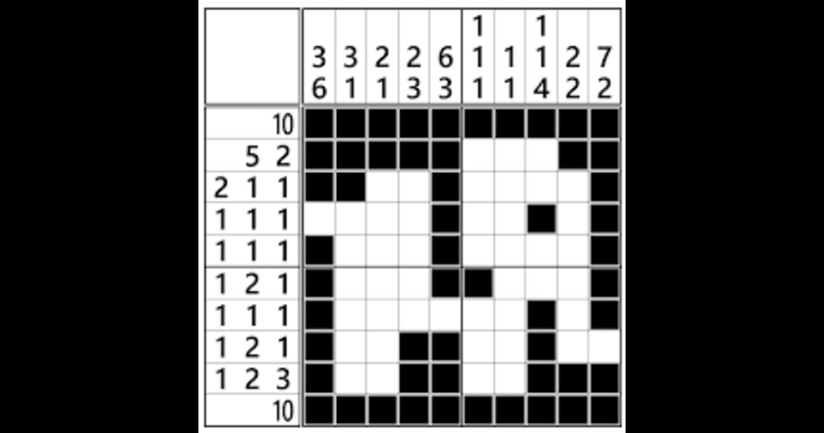 Nonogram XIX (10x10) Quiz - By zoeyvalentine413