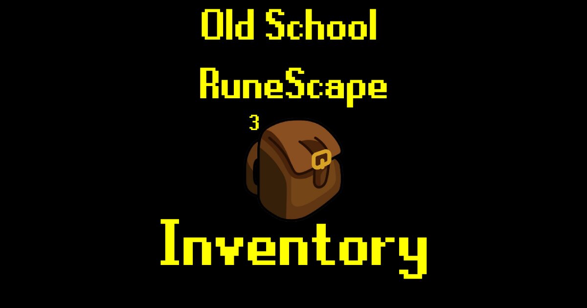 Old School RuneScape Inventory 3 Quiz - By TerminalGuy