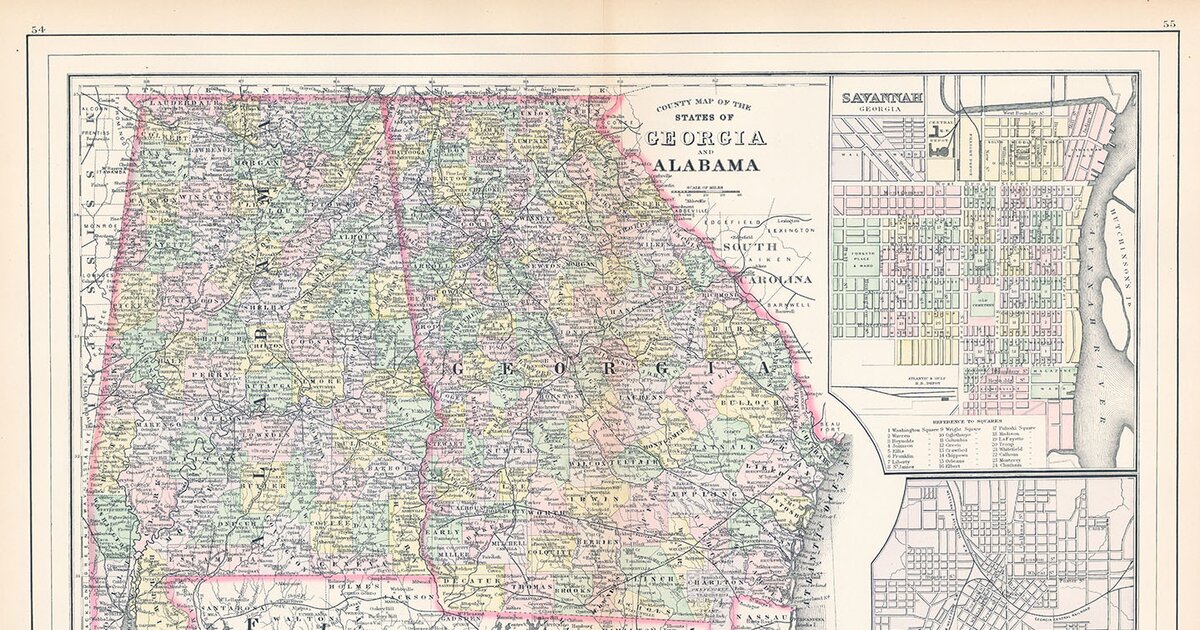 States That Border Alabama & Georgia Quiz - By jb_Adven