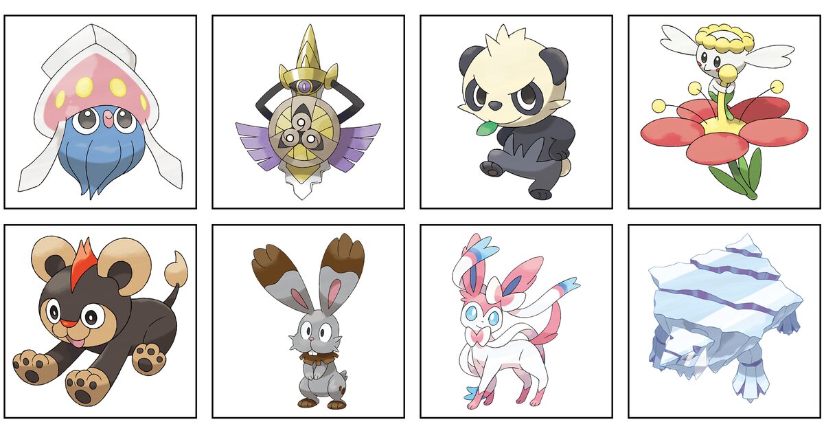 Click the Pokémon (Gen. VI) by Third Letter Quiz - By Moai