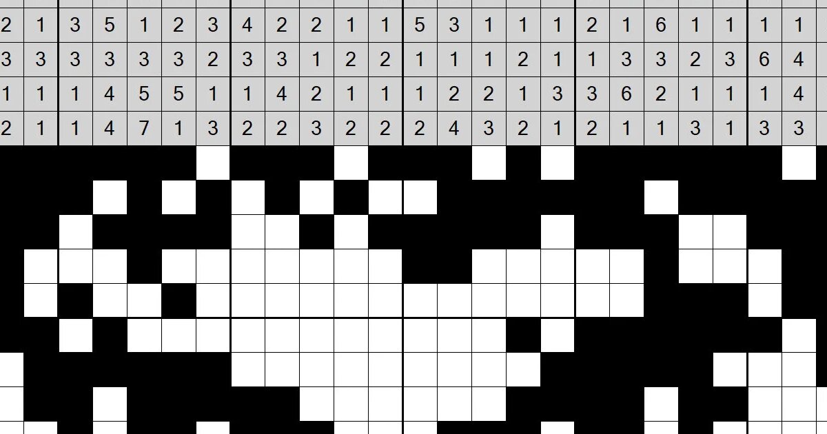 Nonogram XXXX (20x20) Quiz - By zoeyvalentine413
