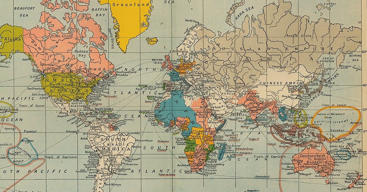 🌐 Countries of the World - 1910 version Quiz - By rockgolf