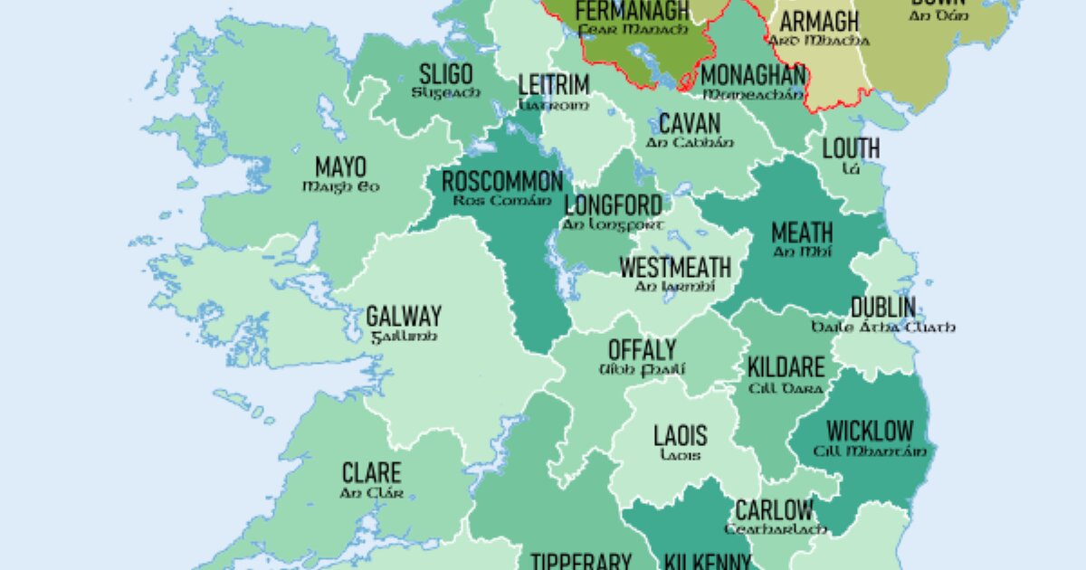 Find the Irish Counties II Quiz - By souperfly89