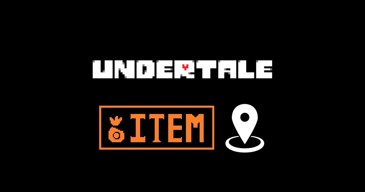 Undertale Item Locations Quiz - By TTT_Creative