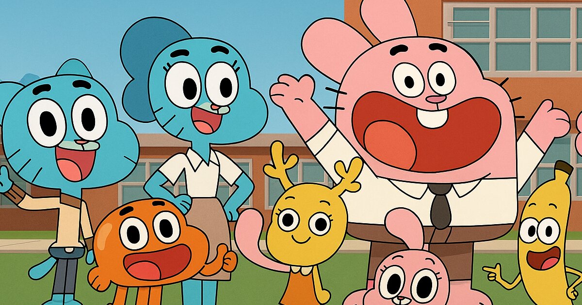 Word Find : The Amazing World of Gumball Quiz - By baleckelesley