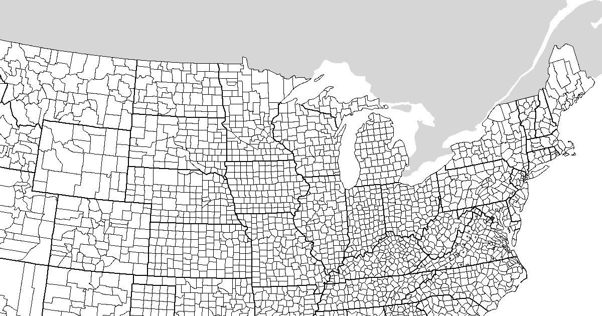 100 Most Populous US Counties on a Map Map Quiz - By eldwod