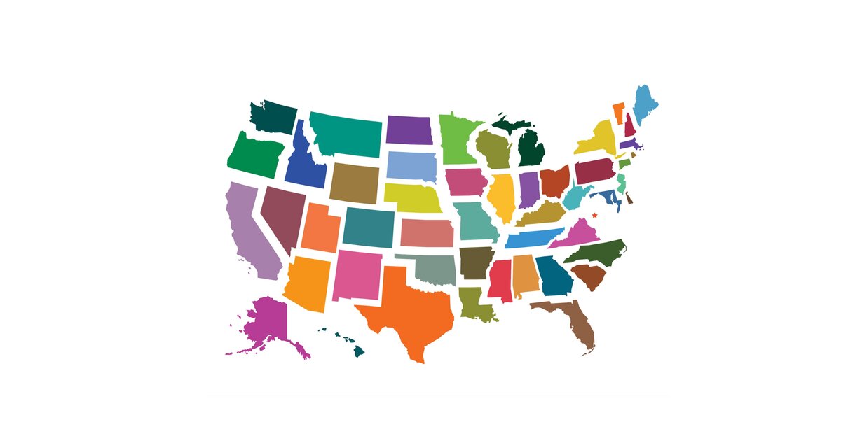 Click US States with 'R' Quiz - By GrangerHolmes