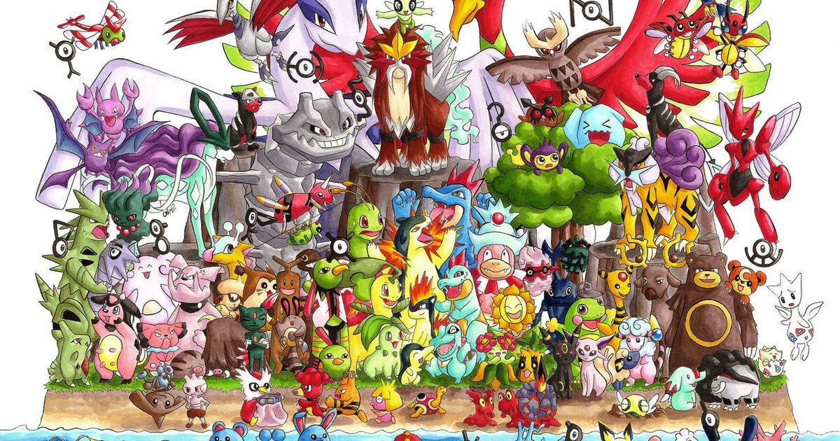 Pokémon Anime Appearances - Top 5 Per Type (Johto Arcs) Quiz - By ...