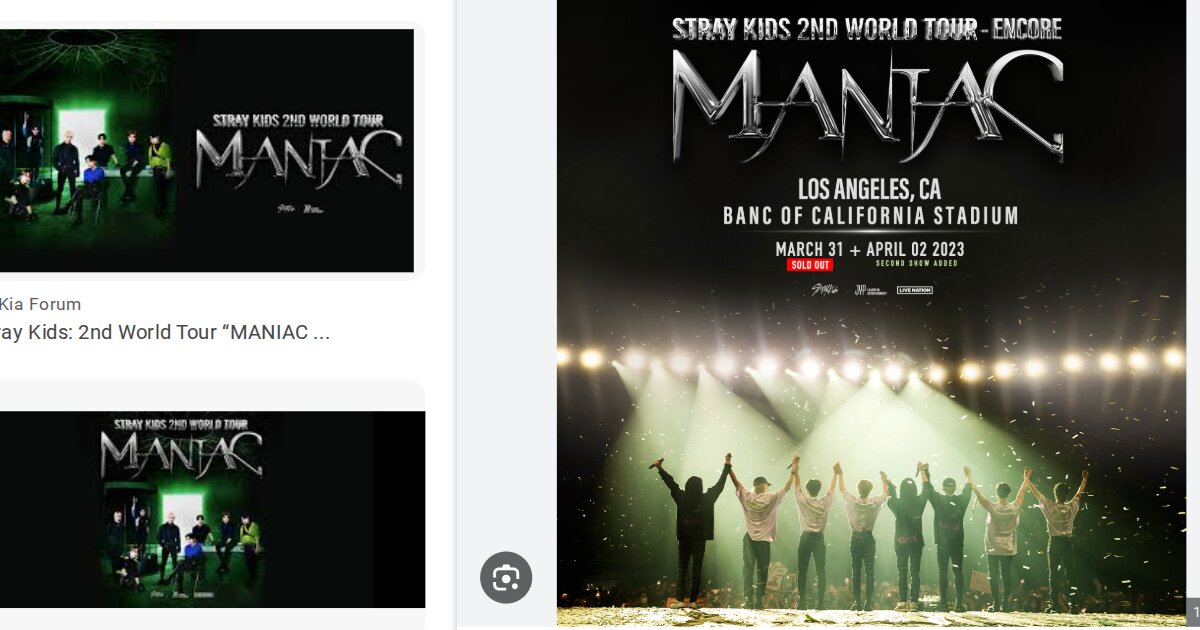 Stray Kids' 'Maniac World Tour' Setlist Quiz - By soph_willk09