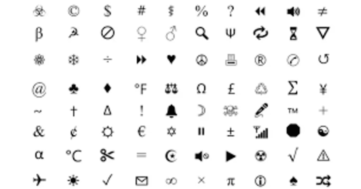 Mixed Word: Symbols Quiz - By Ewlesy