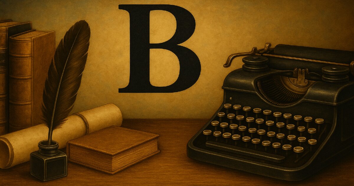 Quick Pick: Literature Missing ‘B’ Words Quiz