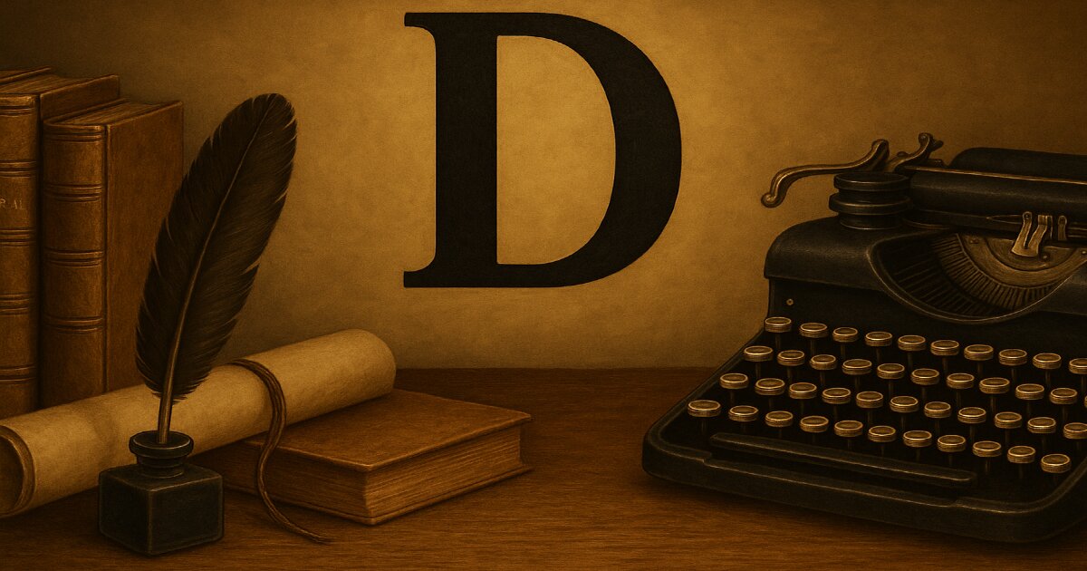 Quick Pick: Literature Missing ‘D’ Words Quiz - By Droxnar