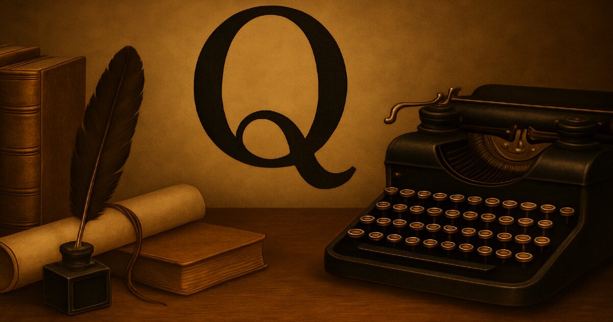 Quick Pick: Literature Missing ‘Q’ Words Quiz - By Droxnar