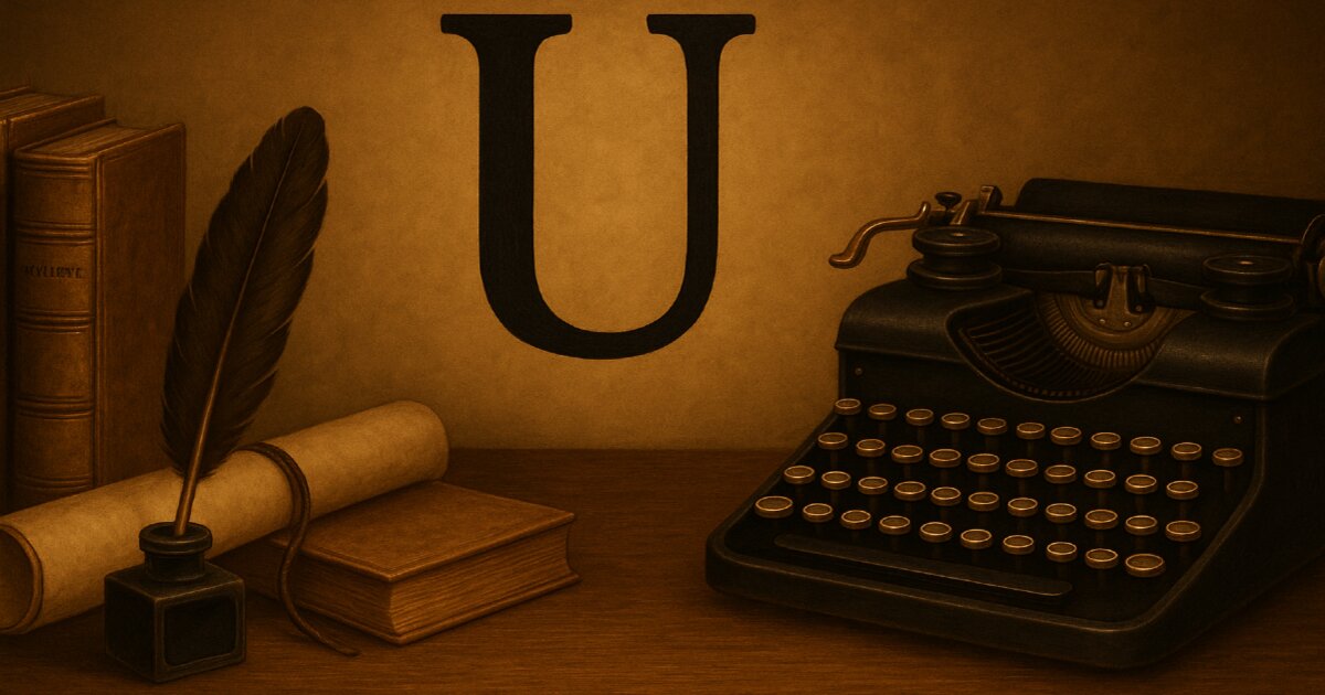 Quick Pick: Literature Missing ‘U’ Words Quiz - By Droxnar