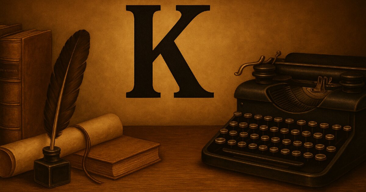 Quick Pick: Literature Missing ‘K’ Words Quiz - By Droxnar