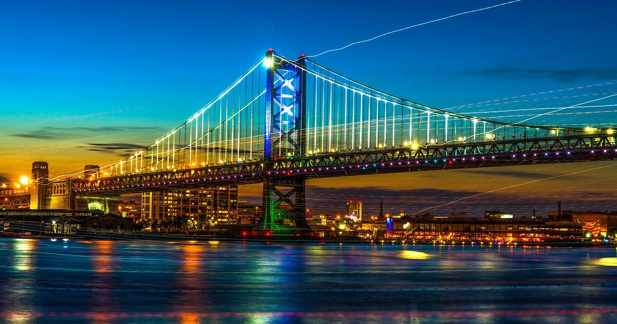 Philadelphia Bridges on a Map Quiz - By 4tothe4th