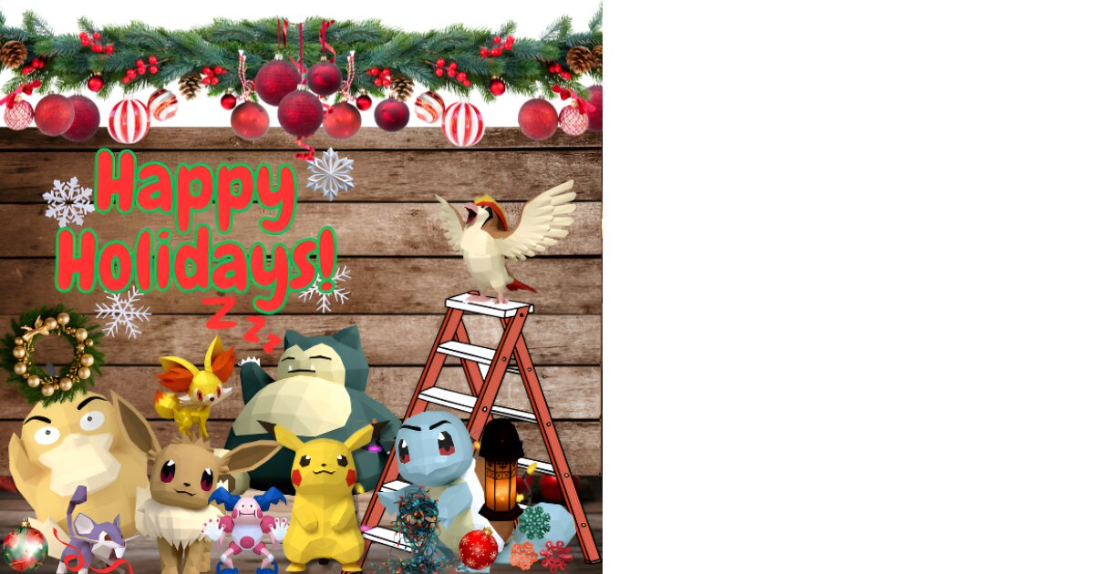 Pokémon Holiday Slideshow: 50/50 Odds, 100% Chaos Quiz - By C26mps