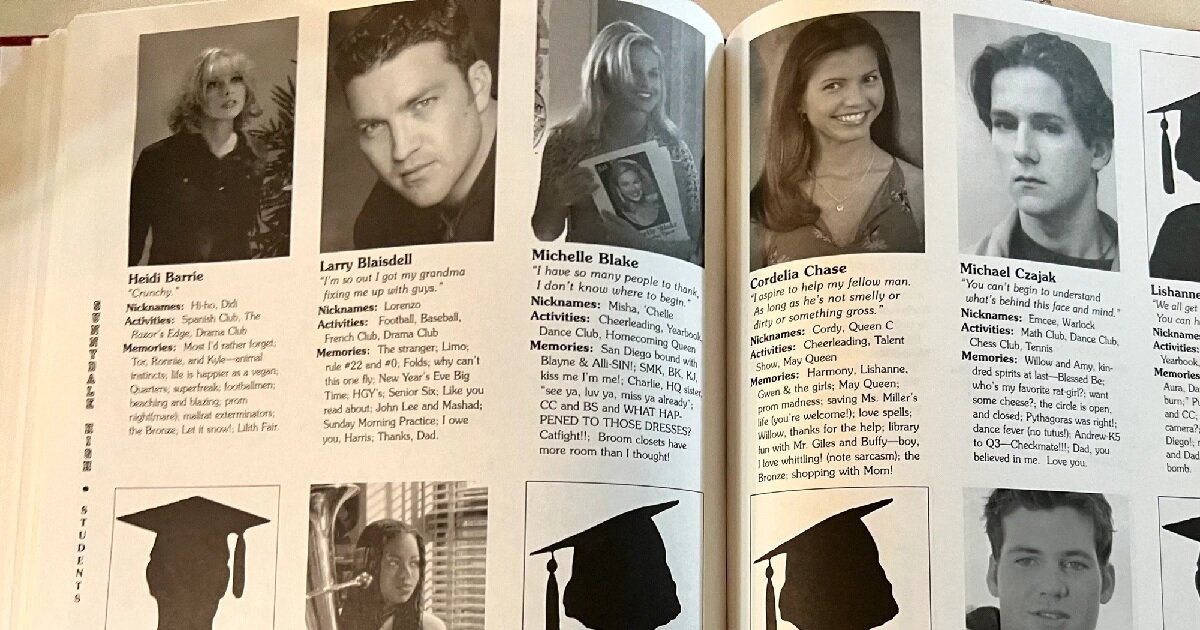 Buffy's Yearbook: Name the character #1 Quiz - By Narduc