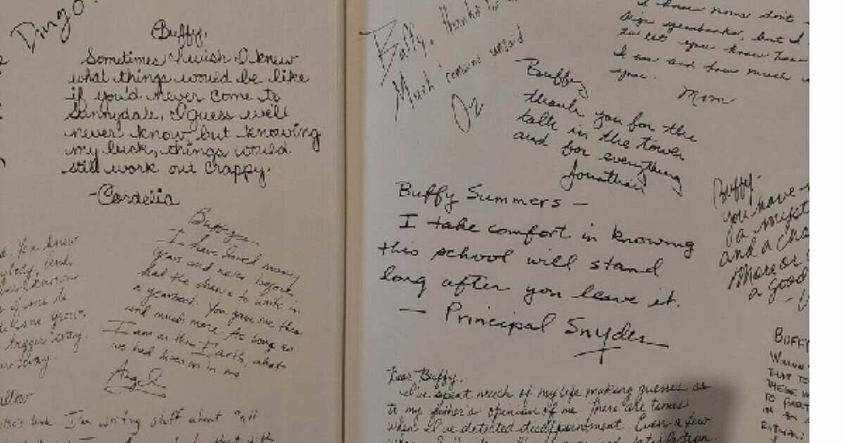 Buffy's Yearbook Messages - character match Quiz - By Narduc
