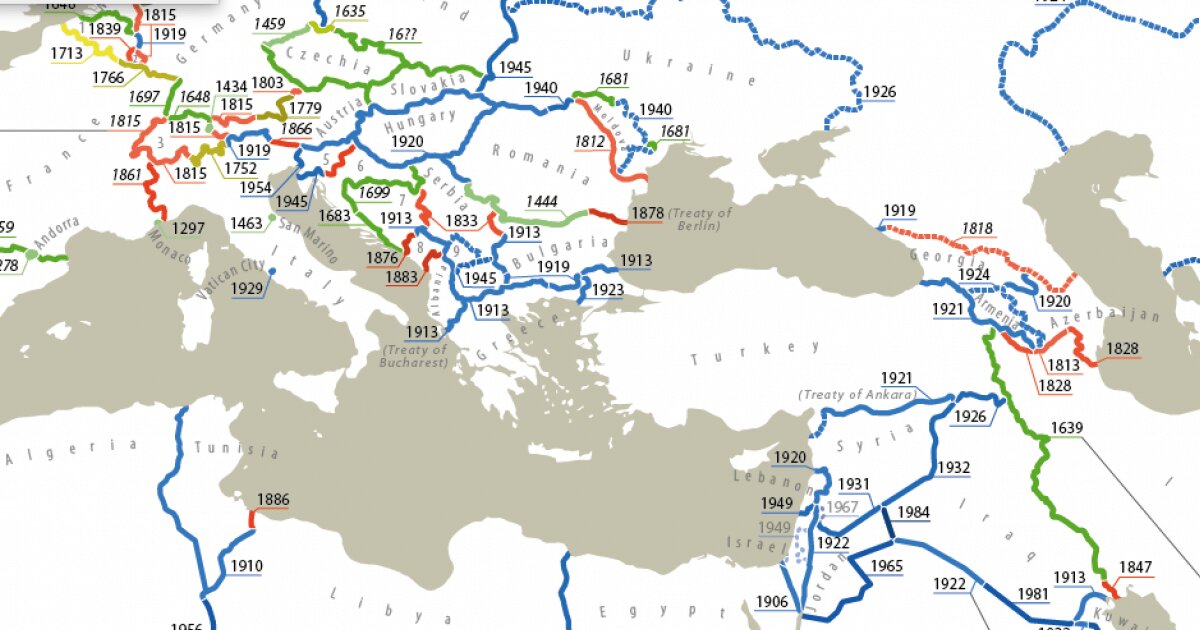 15 from 20: 2 Land Border Countries Quiz - By Impsman