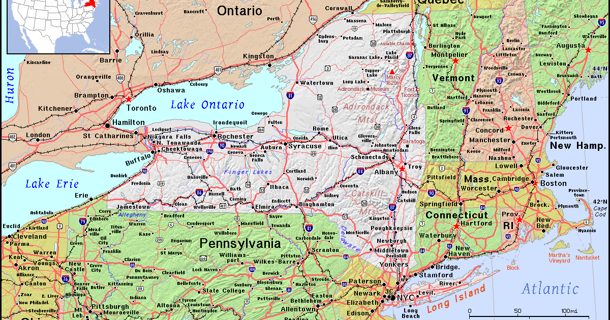 Find the New York Counties - No Outline Minefield Quiz - By Carlosg13
