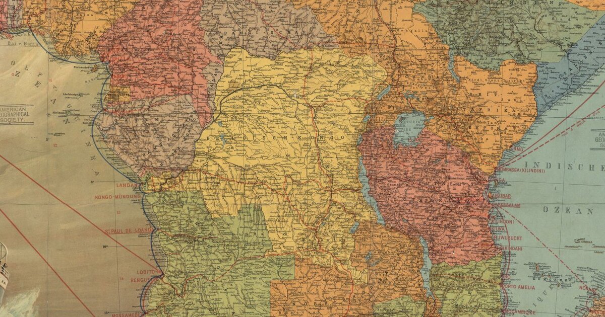 Africa 1914 - Blank map quiz - By Kubajsek05