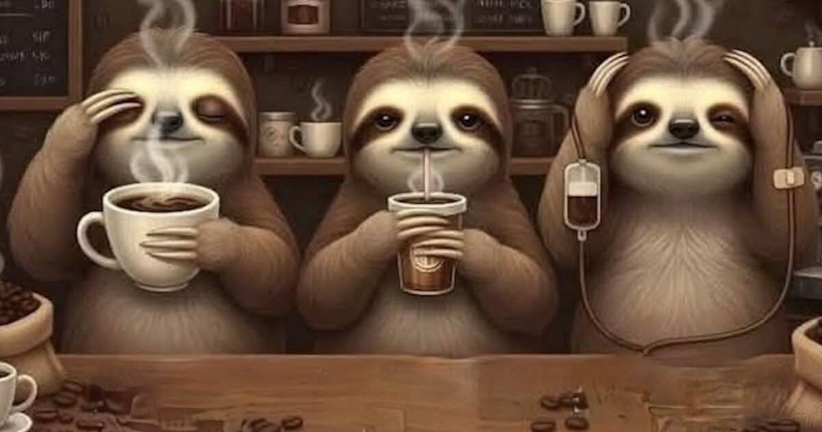 Wise Coffee Sloths. 😜 Quiz - By CGMFan1