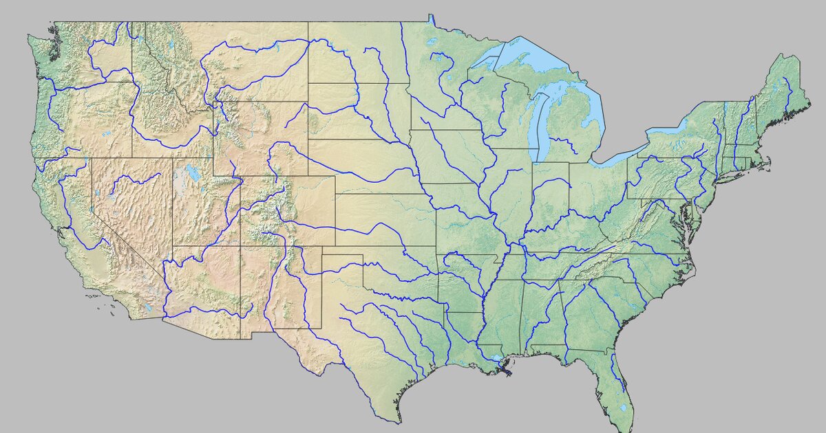 Subset: Rivers of the United States Quiz - By joeydeka